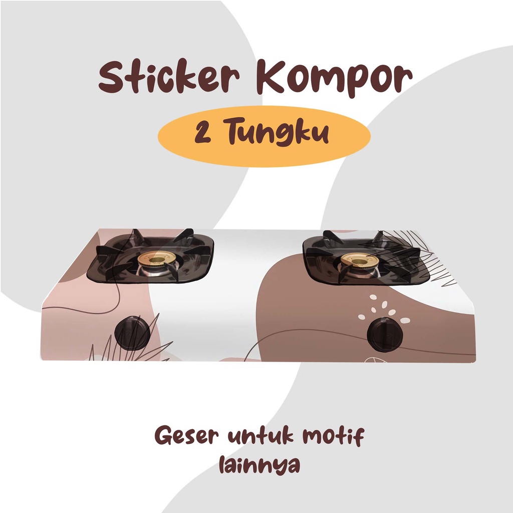 Jual Wallpaper Kompor / Stiker Kompor / Sticker Kompor 2 Tungku Motif ...