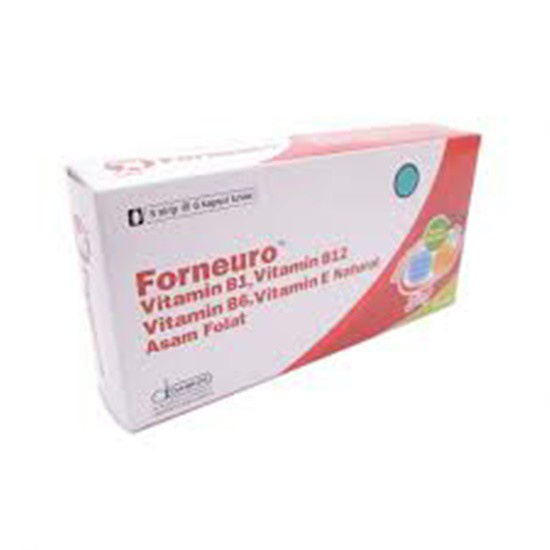 Jual Forneuro Mengobati Anemia & Kekurangan Vitamin B dan E (6 Kapsul ...
