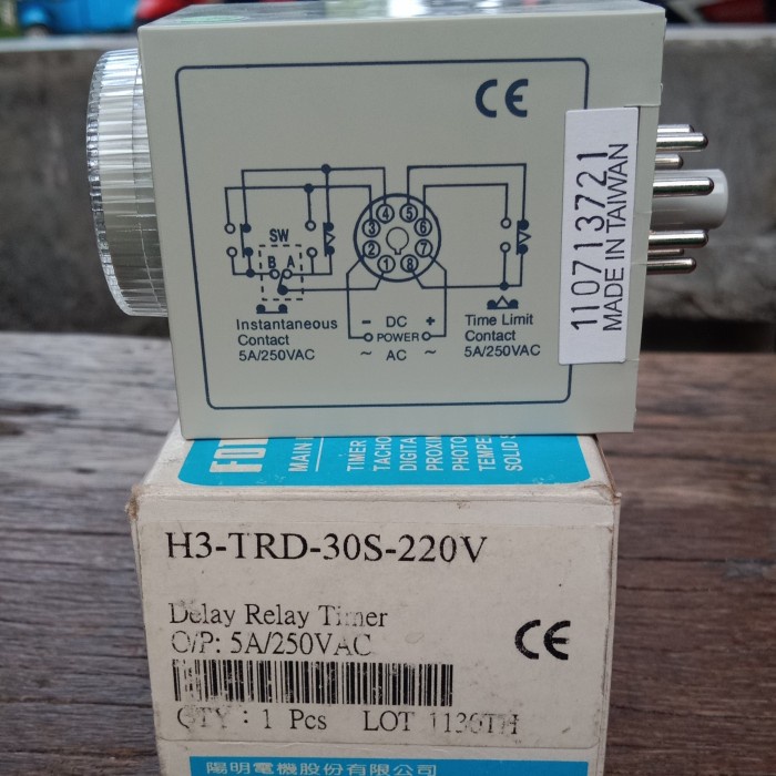 Jual MUST HAVE!! TIMER FOTEK H3-TRD-30S 220V / TIMER FOTEK H3-30S 220V ...