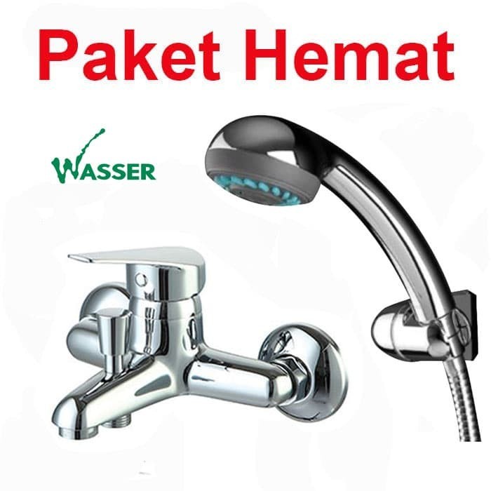Jual Kran Shower SET Wasser MBT S1010 & Shower SHS 533 Keran Bathtub ...