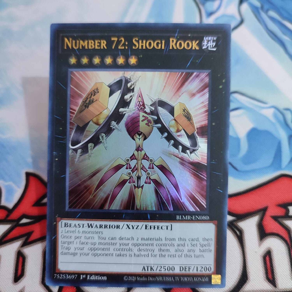 Jual yugioh Number 72 Shogi Rook BLMR ultra rare original | Shopee ...