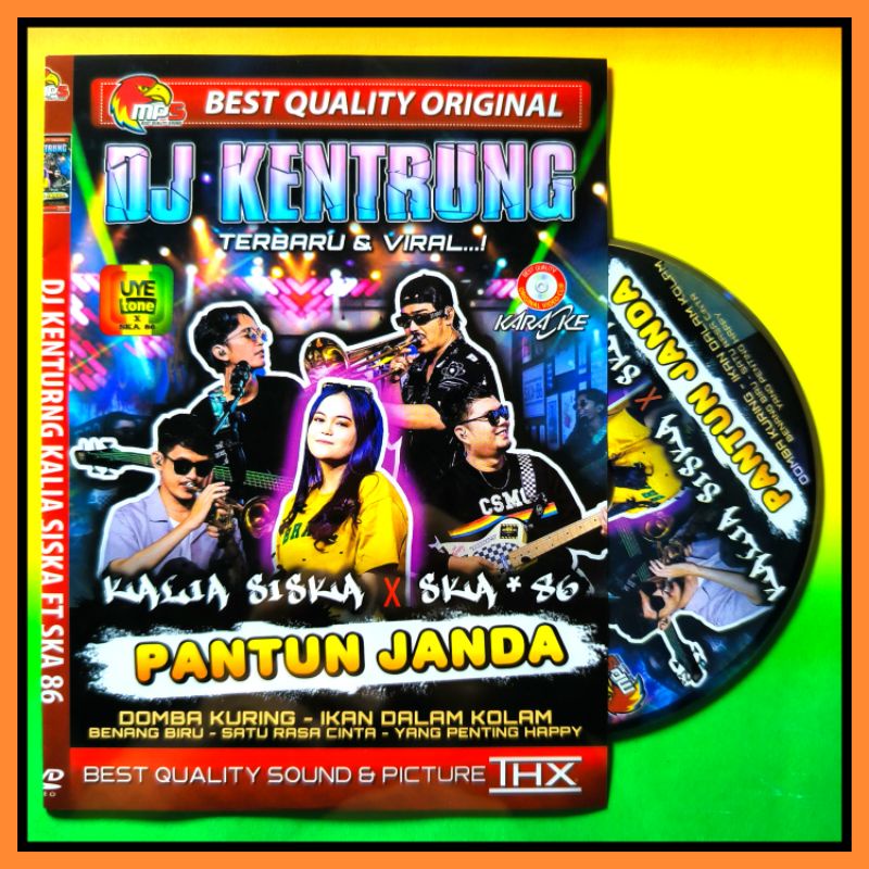 Jual Kaset MP5 Video Musik 70 Lagu Dj Kentrung Kalia Siska Feat. Ska 86 ...