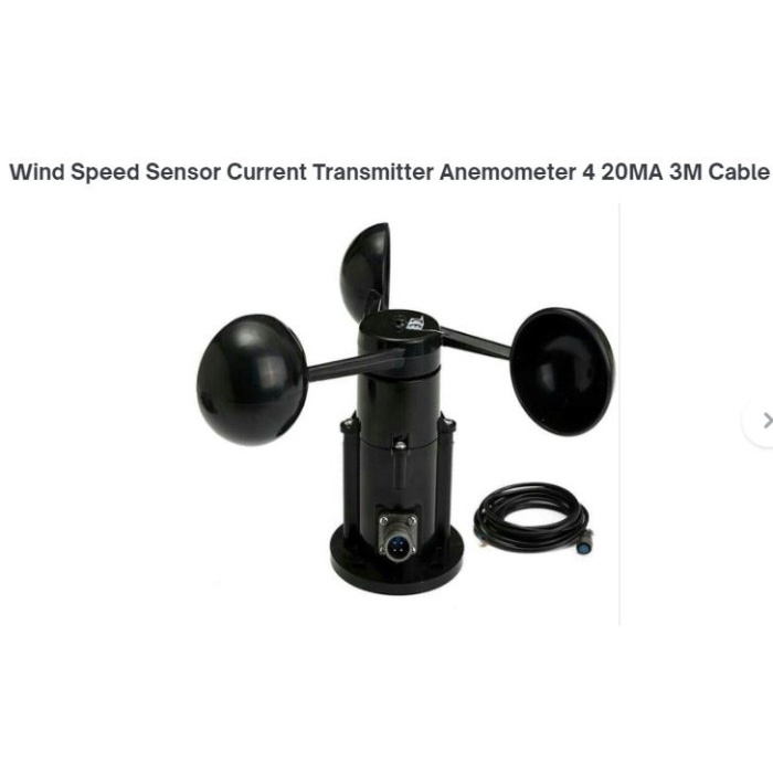Jual Anemometer Wind Speed Sensor Ukur Kecepatan Angin Arduino Raspberry Shopee Indonesia 