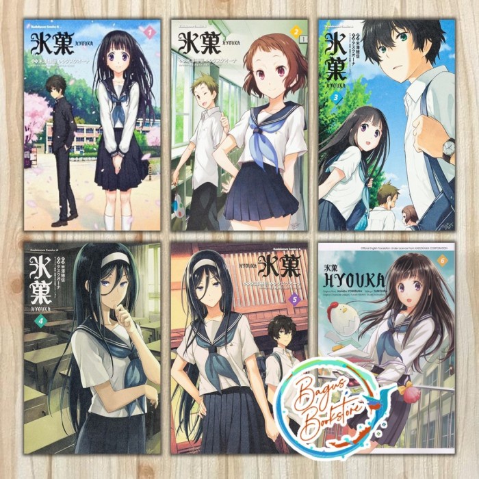 Jual Hyouka vol. 1-6 Light Novel - Honobu Yonezawa (English) | Shopee ...