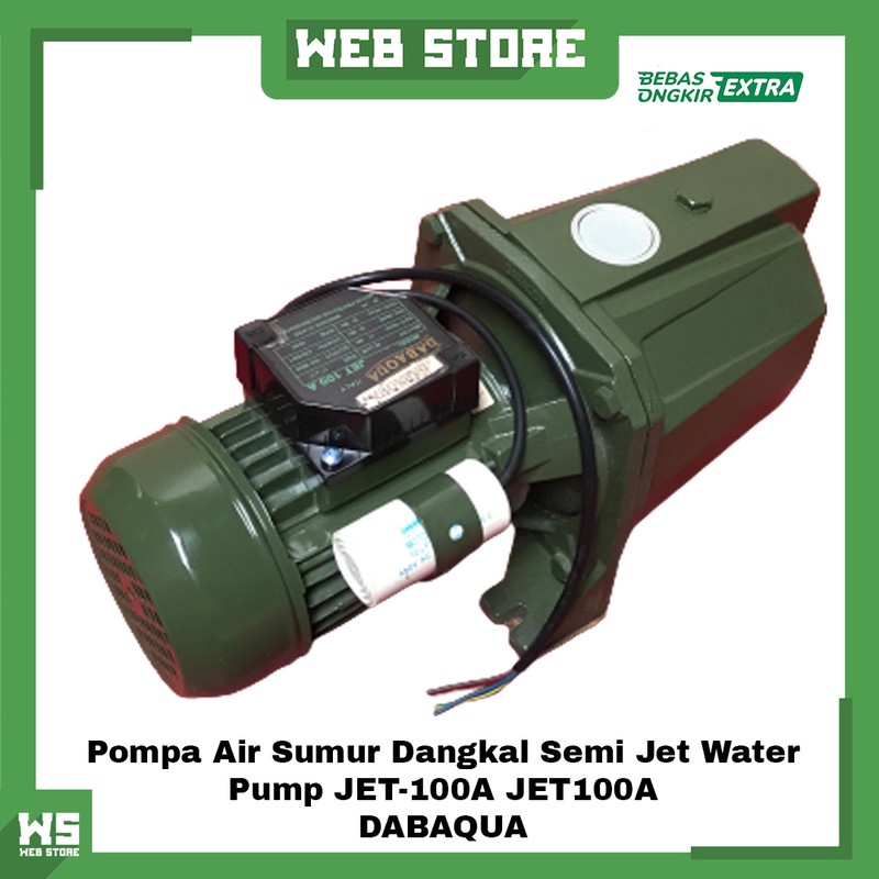Jual Pompa Air Sumur Dangkal Semi Jet Water Pump JET-100A JET100A DABAQUA | Shopee Indonesia