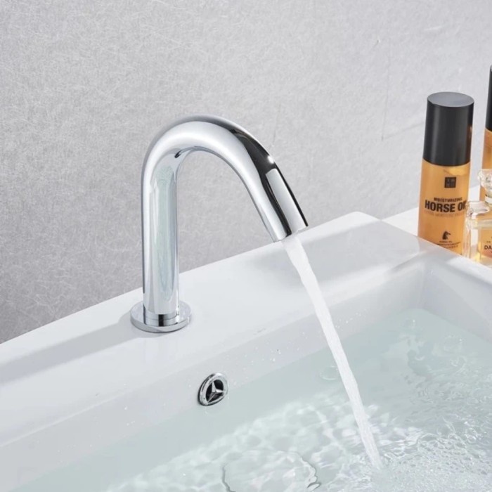 Jual KRAN WASTAFEL SENSOR CHROOM/KRAN WASTAFEL OTOMATIS SENSOR | Shopee ...