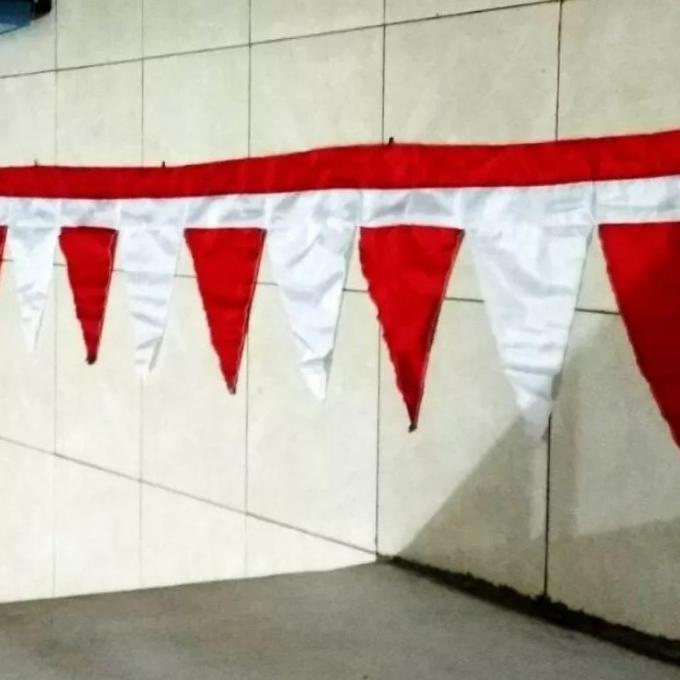 Jual Grosir bendera Indonesia background merah putih bunga besar 5 ...