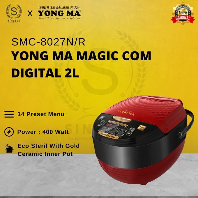 Jual YONGMA YONG MA DIGITAL RICE COOKER MAGIC COM 2 L STAINLESS SMC ...