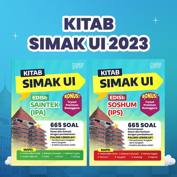 Jual Best Seller Kitab Simak Ui 2023 Ruangguru | Shopee Indonesia
