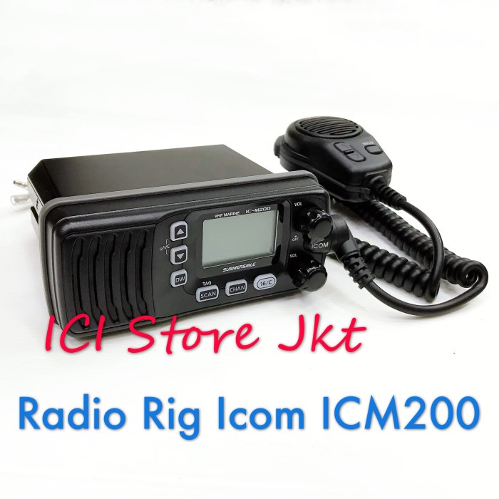 Jual Radio Rig Icom IC M200 Marine (Original / Garansi Resmi) | Shopee ...