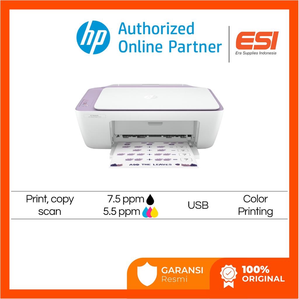 Jual HP DeskJet Ink Advantage 2335 All-in-One Printer (7WQ08B) | Shopee ...