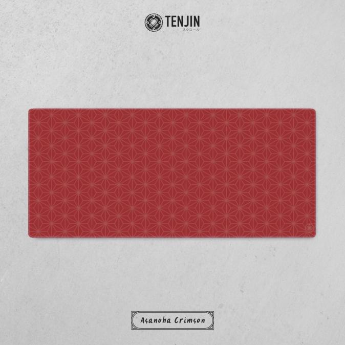 Jual Tenjin Scrollworks - ASANOHA Crimson Deskmat | Shopee Indonesia