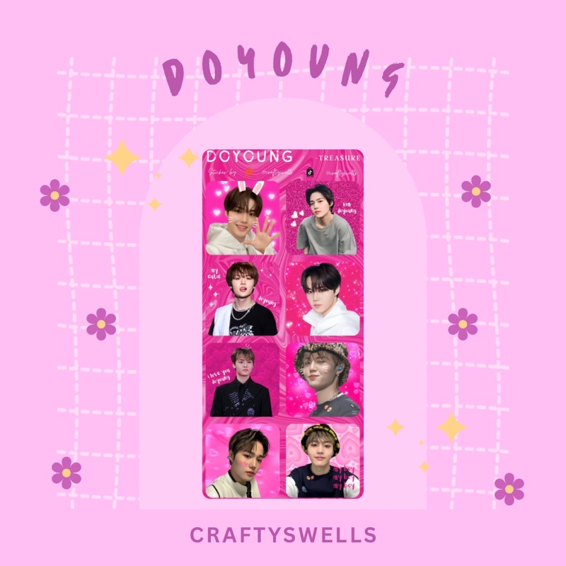 Jual STIKER DECO MEMBER TREASURE JIHOON JUNGHWAN ASAHI YOSHI DOYOUNG ...