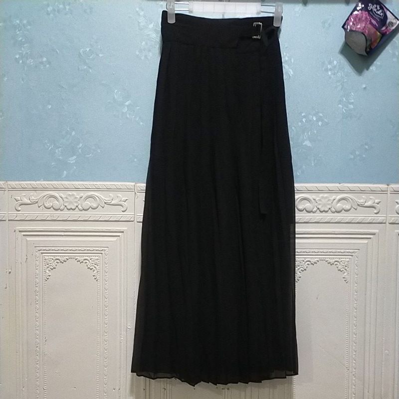 Jual rok hitam PLISKET model lilit | Shopee Indonesia