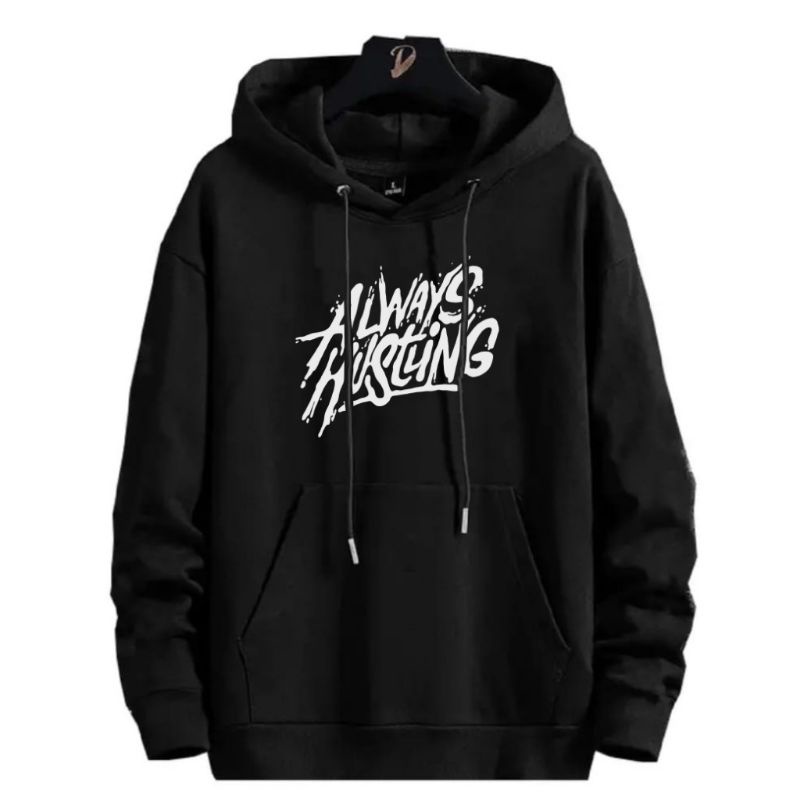 Jual Hoodie pria Always HustyinG Hoodie fleece Hoodie distro Casual ...