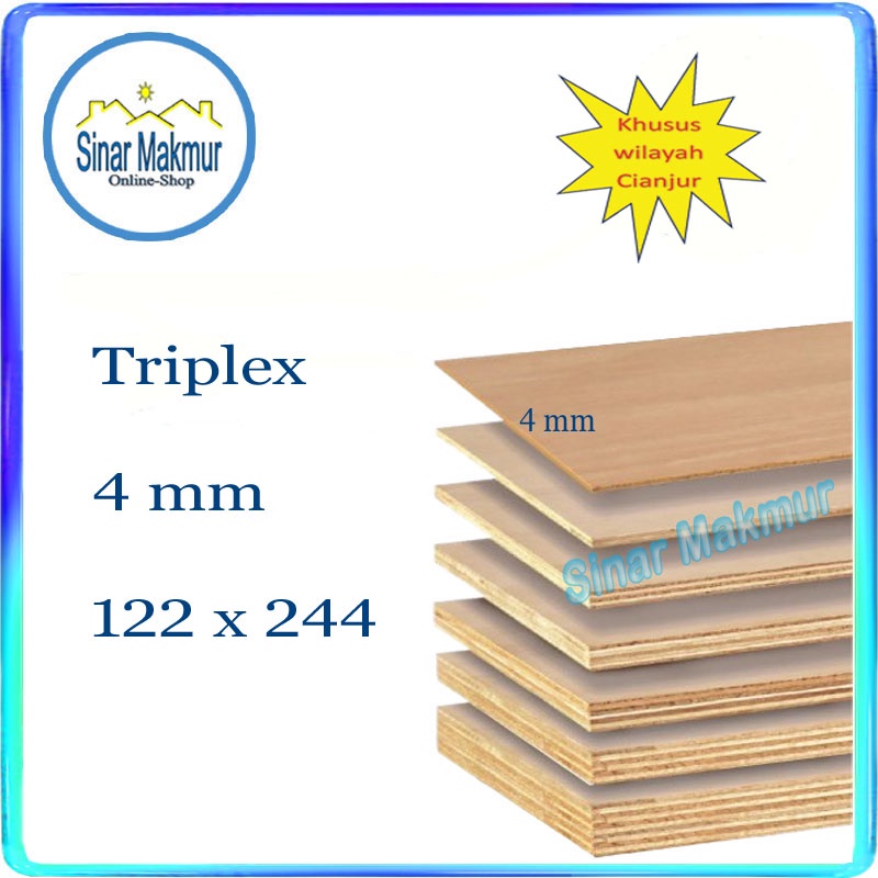 Jual Triplek Multiplek 4 MM | Shopee Indonesia