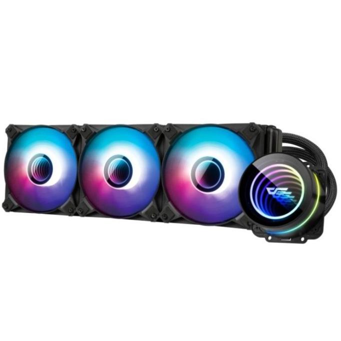 Jual Aigo DarkFlash TWISTER DX-360 BLACK ARGB LED 360mm AIO Liquid Cooler | Shopee Indonesia