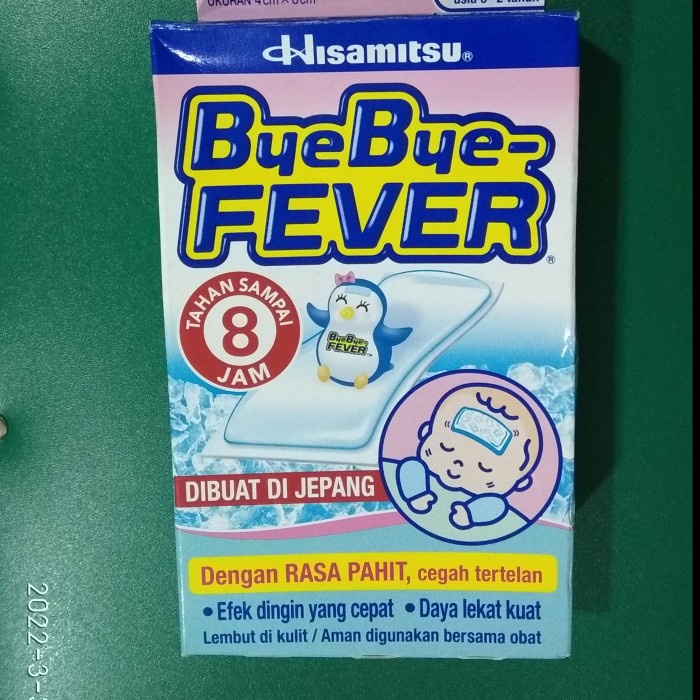 Jual Plester Pereda Demam Anak dan Bayi Bye-Bye Fever 1 Lembar - Bayi ...