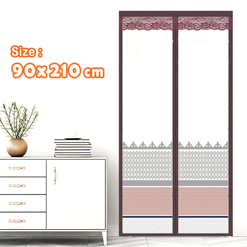 Jual REAIM tirai magnet elegan plastik PVC 90x210cm / Tirai Pintu kamar ...