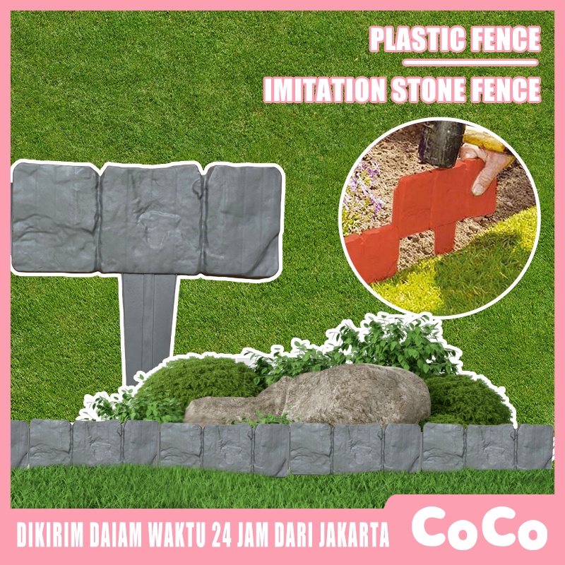 Jual Pagar kebun / Pagar plastik / Pagar Plastik PVC Pagar Taman Shabby ...