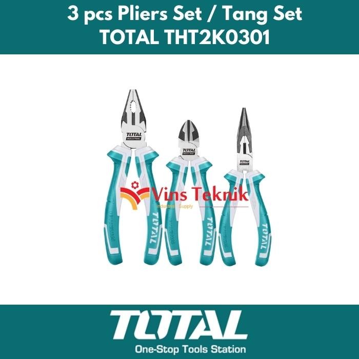 Jual nice tang set tang potong lancip kombinasi 3pcs Pliers Set TOTAL ...