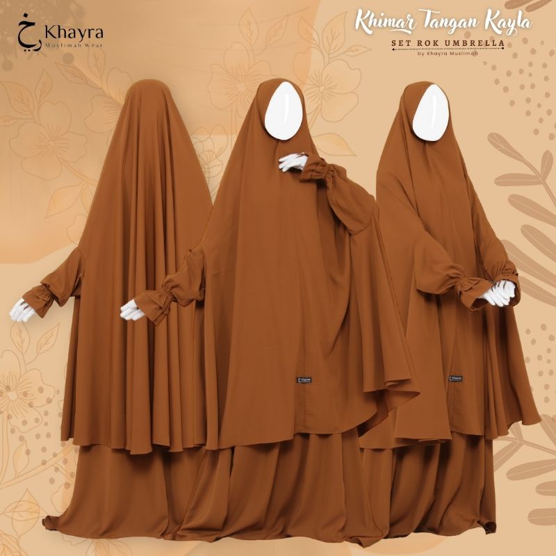 Jual SET KHIMAR TANGAN KAYLA BY KHAYRA MUSLIMAH | Shopee Indonesia