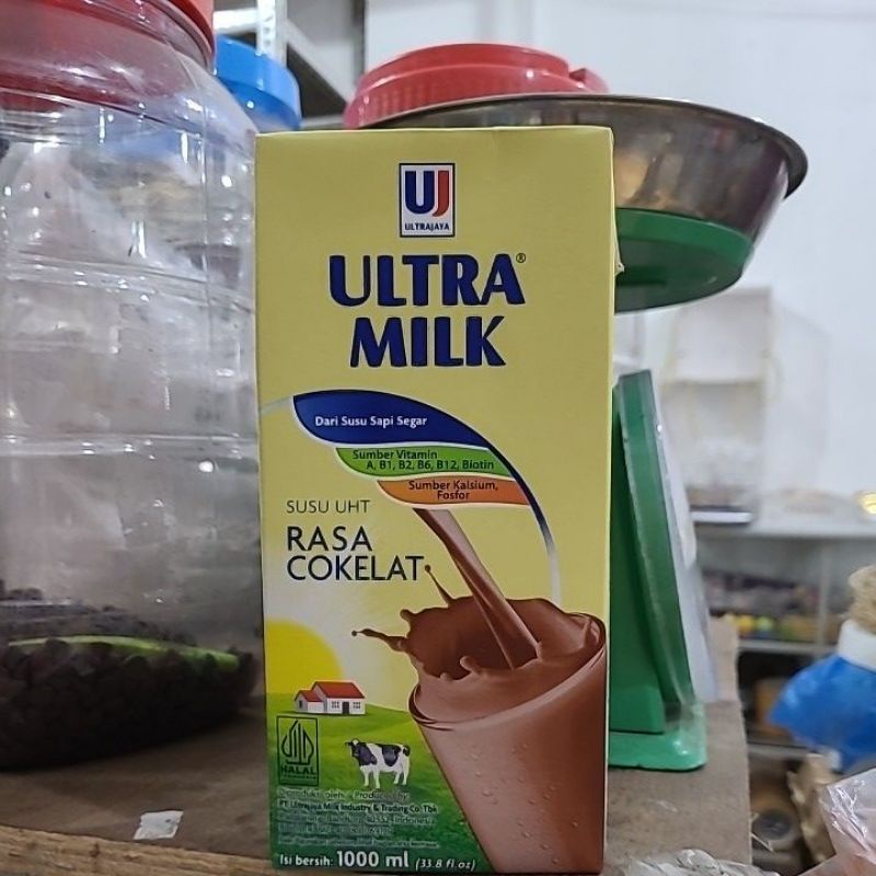 Jual susu uht ultra milk coklat 1 liter | Shopee Indonesia