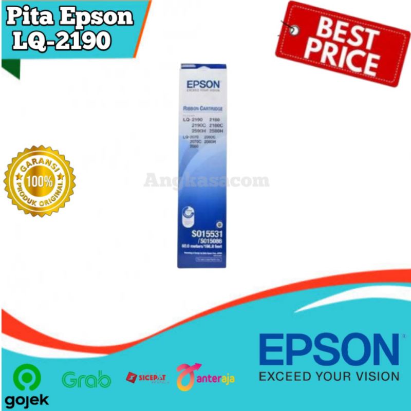 Jual Epson Ribbon Cartridge Pita Tinta LQ-2190 LQ 2190 Original ...