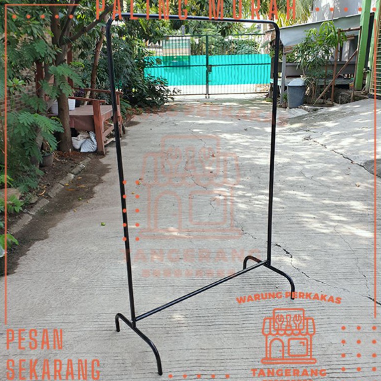 Jual ϟLrv Gawangan/Stand Hanger/Gantungan Baju Simple PRODUK LOKAL ...