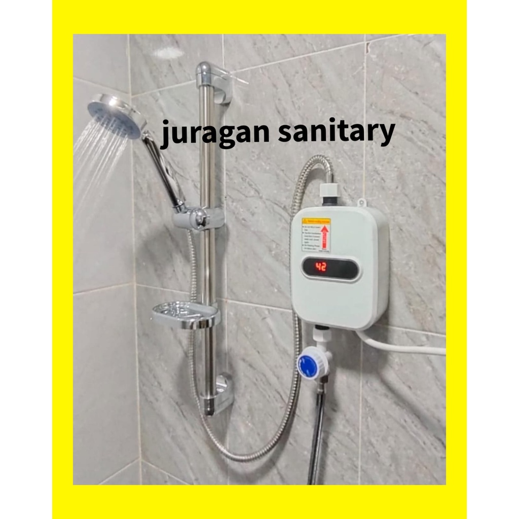 Jual Gansan Water Heater Instant / Pemanas AIr Listrik Free Shower ...