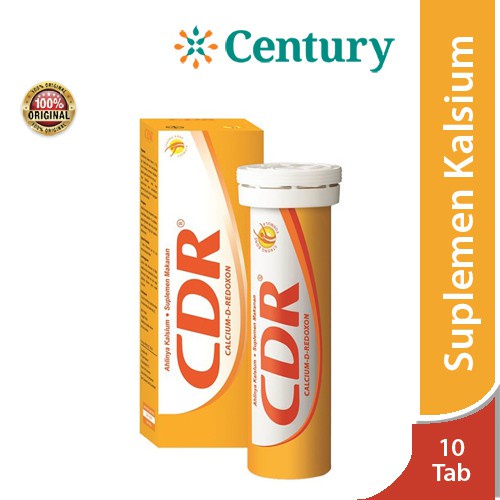 Jual CDR Rasa Jeruk 10 Tablet / Vitamin / Vitamin C / Suplemen / Daya ...