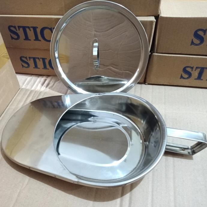 Jual Pispot Sodok Stainless Stikpan BAB Stick pan Tutup Buang Air Besar ...