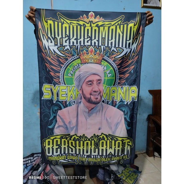 Jual FREE ONGKIR. FREE STICKER, BENDERA AZZAHIR, BENDERA MAJELIS ...