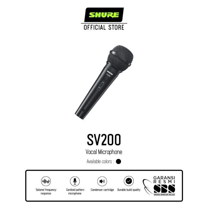 Jual Shure SV200 Dynamic Microphone | Shopee Indonesia