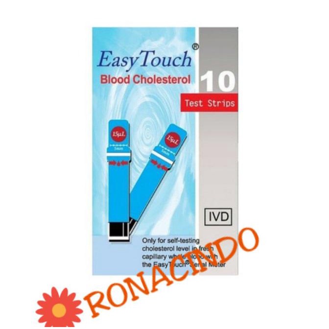 Jual New Strip Easytouch Kolesterol / Strip Easy Touch Cholesterol ...