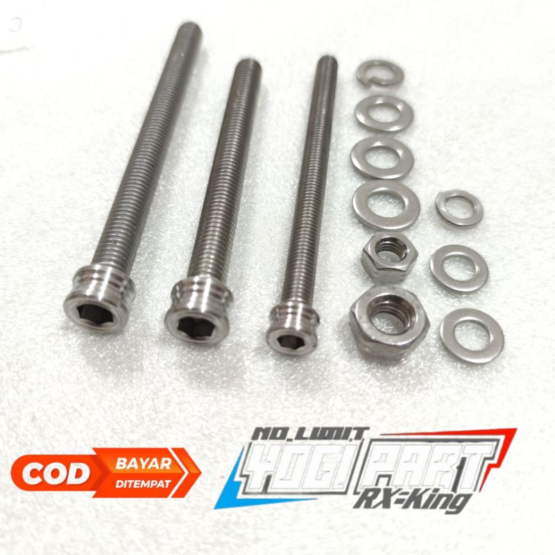 Jual BAUT ENGINE MONTING BAUT GANTUNGAN MESIN BAUT MESIN RX KING RXK RXS YT115 L STENLIS COSTEM ...