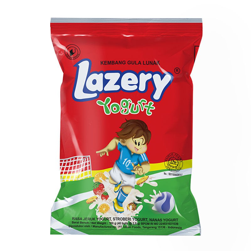 Jual Permen Lazery 1 Bungkus isi 40 Butir @2,5gr Chewy Candy Permen ...