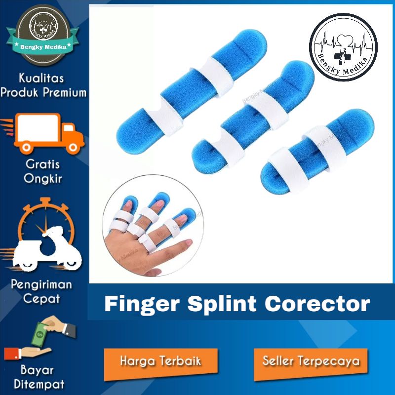 Jual Finger Splint Korektor Jari Pelindung Jari Finger support Brace ...