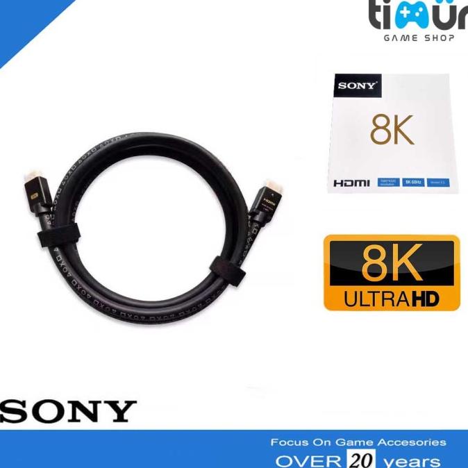 Jual Kabel HDMI Sony 2.1 HDR Smart PS5 High Speed Ultra HD 4K 8K - 2 Meter | Shopee Indonesia