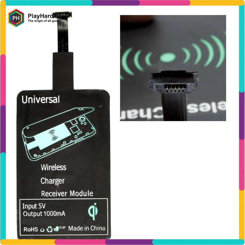 Jual Qi Wireless Charging Reverse Micro USB Receiver for Smartphone ...