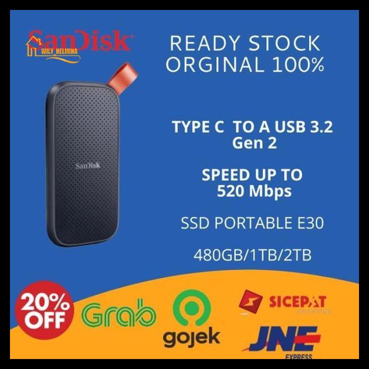 Jual SSD Portable Sandisk 2TB Extreme pro V2 Hardisk external wily_helmina | Shopee Indonesia