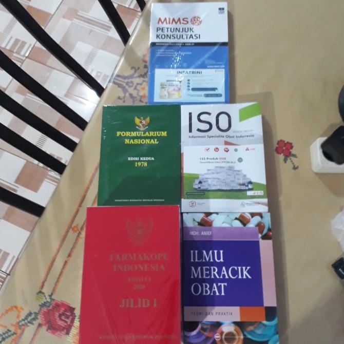 Jual 5 Buku farmasi : MIMS 2021,FORNAS, ISO, FARMAKOPE EDISI 6, ISO | Shopee Indonesia