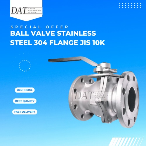 Jual 2" Ball Valve Stainless 304 Type Flange JIS 10K Size 2 Inch | Shopee Indonesia