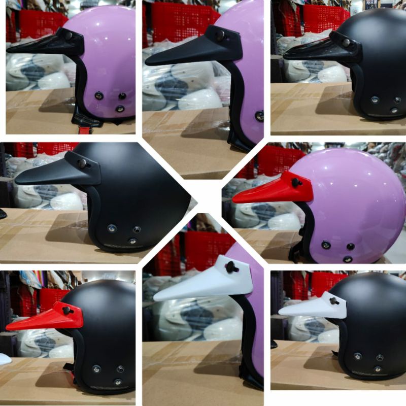 Jual PED PANJANG RETRO/ PET BEBEK HELM BOGO/PED HELM BOGO / PET injak ...