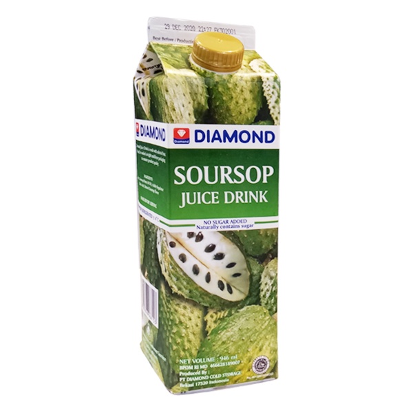 Jual DIAMOND JUICE SOURSOP 946 ML - JUS | Shopee Indonesia
