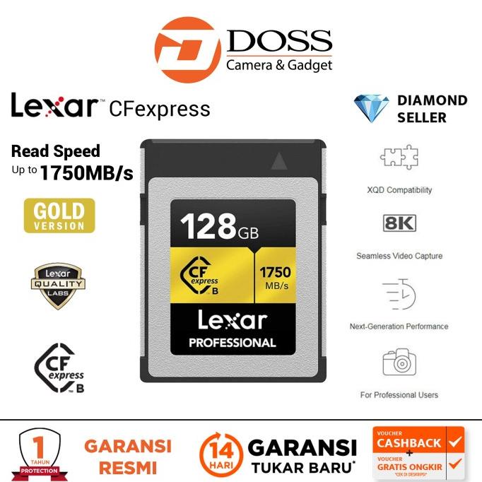 Jual Lexar 128Gb Cfexpress Type B Professional Plus Card Reader ...