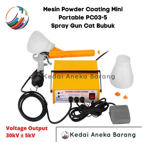 Jual Mesin Powder Coating Portable Mini Ekonomis Electrostatic Spray ...