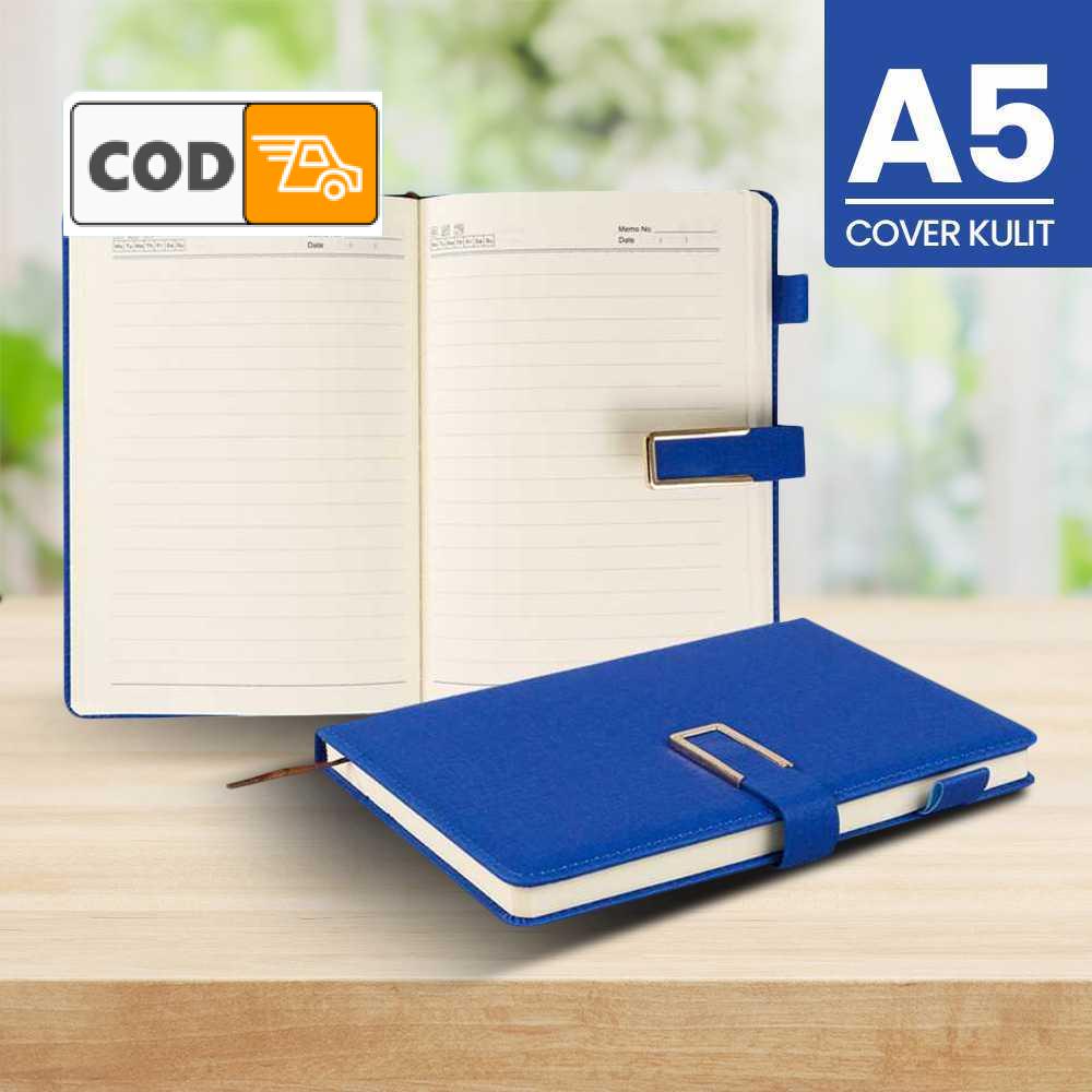 Jual Buku Agenda Catatan Kerja A5 Cover Kulit Pengunci Magnet Jurnal ...