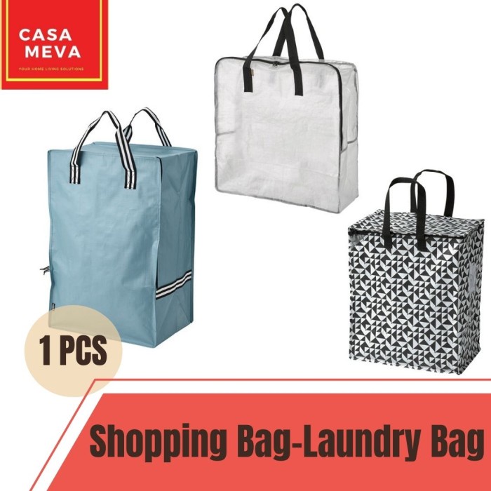 Jual Large Shopping Bag-Tas Belanja Besar-Kantong Belanja Lipat-Laundry ...