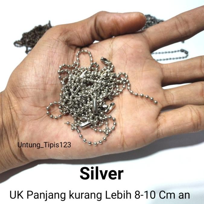 Jual Rantai Merica Biji Lada Rantai Kuku Hangtag Rantai Tali Merk Hang ...